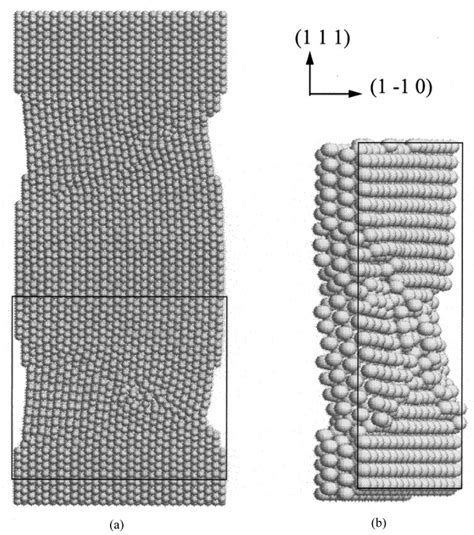 Atomic Configurations For Orientation No 5 With Free Boundary Download Scientific Diagram