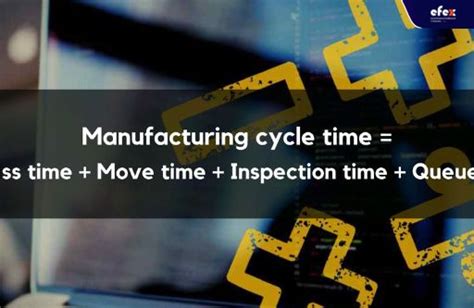 Manufacturing Cycle Time Formula And Calculation 2024
