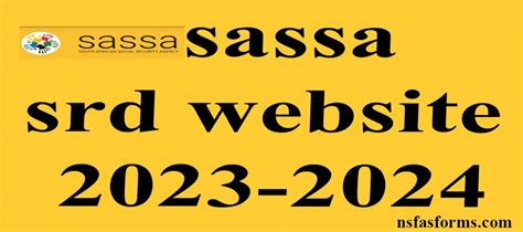 Sassa Srd Website 2023 2024 Nsfas And Universities Online Application