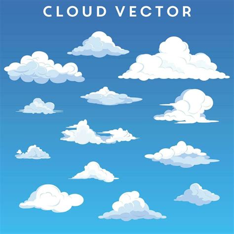 Cloud Vector Illustration Design Set 29130502 Vector Art At Vecteezy