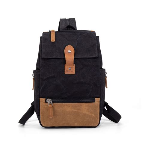 Canvas Backpack Bb 535 Black Davan Designs