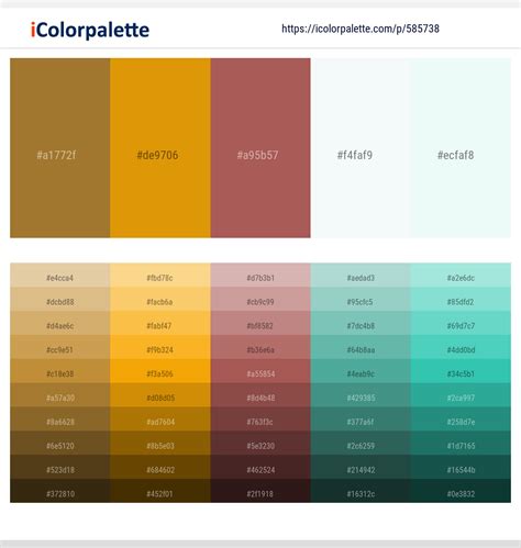 860 Latest Color Schemes With Matrix Color Tone Combinations 2025