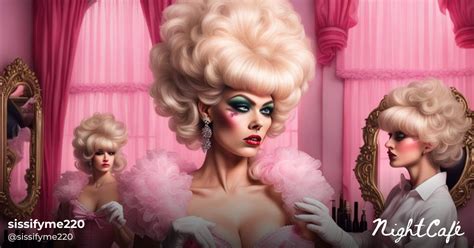 Salon Transformation Sissyboi To Dragqueen Dolly Ai Art