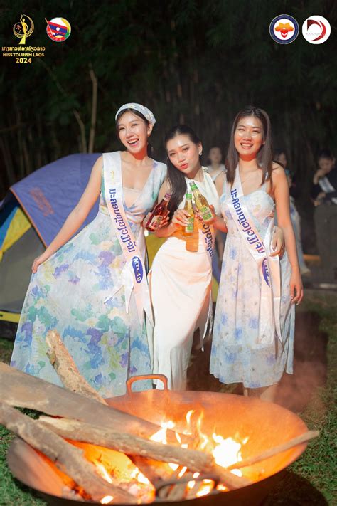 ນອນເຕັ້ນແຄມປິ້ງຊິວໆ Miss Tourism Laos ນາງສາວທ່ອງທ່ຽວລາວ Facebook
