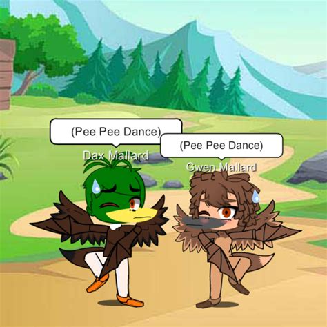 Dax Mallard And Gwen Mallards Pee Pee Dance By Oliviarosesmith On