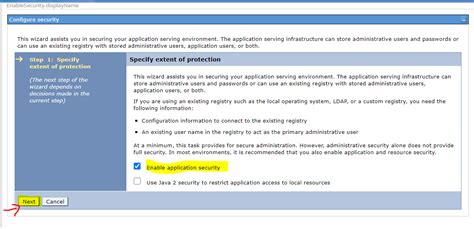 Enabling Websphere Global Security Using Dmgr Console