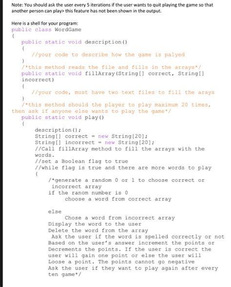 Solved Csc 15 Chapter 7 Hw Problem You Are To Write A Java
