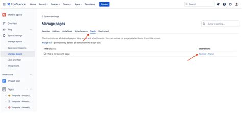 How To Restore A Deleted Page In Confluence Ecommerce Fastlane
