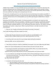 Prenatal Debriefing Questions Docx Maternity Prenatal Self Debriefing Course Hero