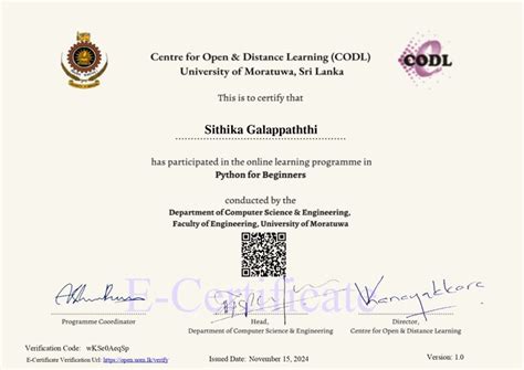 Python Programming Learning Onlinelearning Universityofmoratuwa