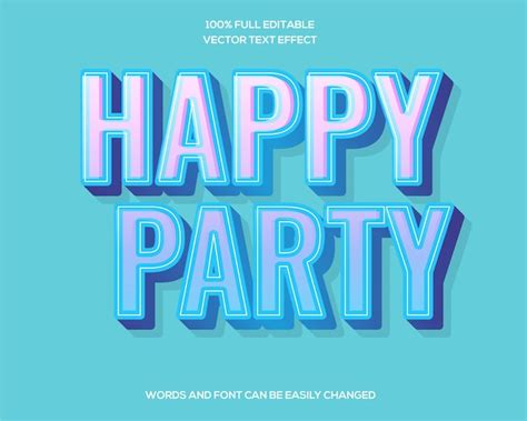 Premium Vector Editable Text Effect