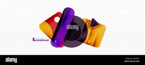 Primitive Geometric Shapes Line Triangle Square And Circle