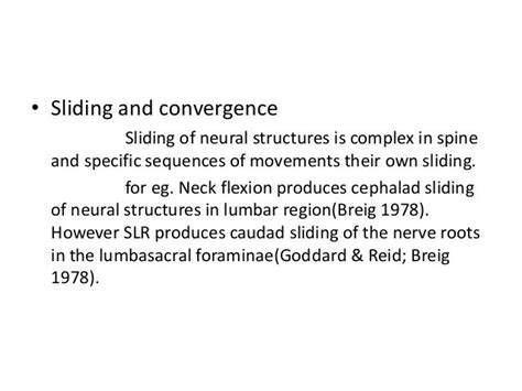 Neural Mobilization