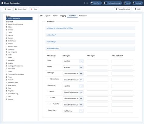Tinymce Configuration Visforms