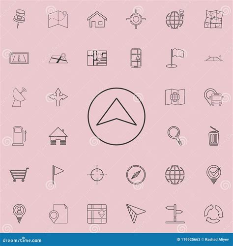 Cursor Navigator Icon Detailed Set Of Navigation Icons Premium Quality Graphic Design Sign