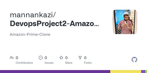 Github Abdulmannan Kazidevopsproject2 Amazon Prime App Amazon Prime Clone