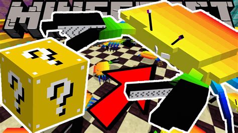 100 Rainbow Crabs Vs 100 Lucky Blocks Minecraft Custom Lucky Block