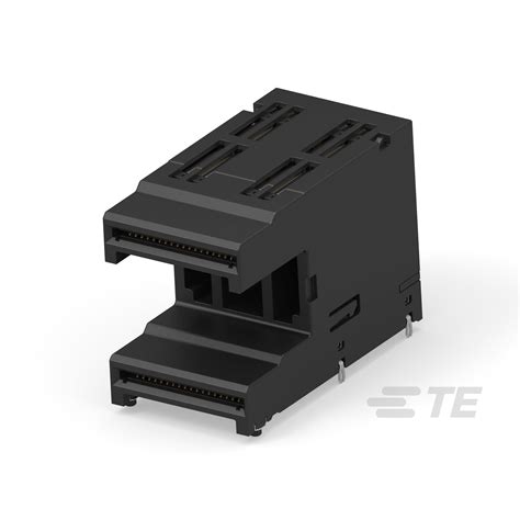 Qsfp Dd Stacked Quad Te Connectivity Amp Digikey