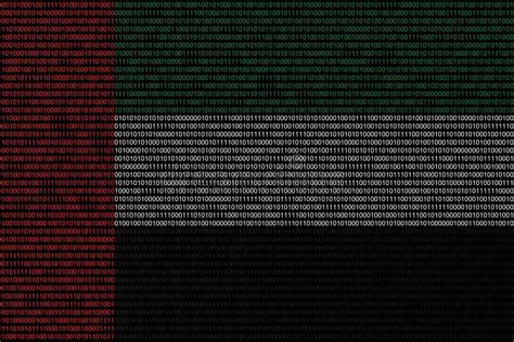 Matrix Binary Code Of Zeros And Ones In United Arab Emirates Flag