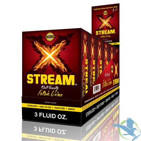 Xstream Fetish Urine 3 Oz Display Of 6 Novelties Midwest Distribution
