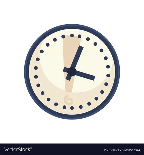 Time Clock Icon Royalty Free Vector Image VectorStock