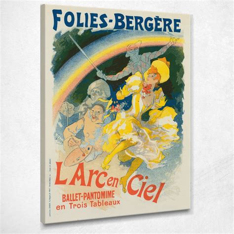 The Rainbow Jules Chéret Canvas Print