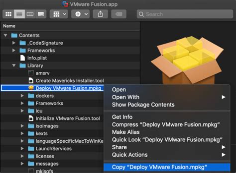 Mass Deployment Of VMware Fusion Creating The VMware Fusion Mass