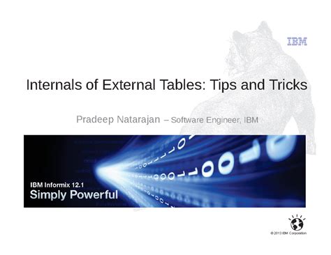 Internals Of External Tables Tips And Tricks Cwtl Ext Tables Studocu