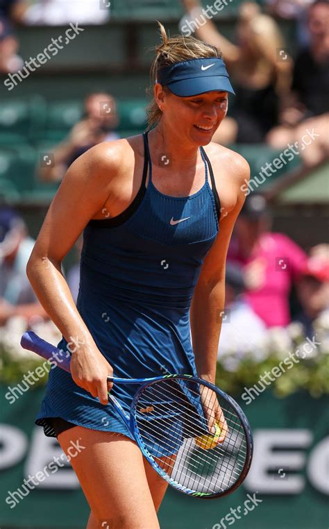 Maria Sharapova Rus Celebrates Her Win Editorial Stock Photo Stock Image Shutterstock