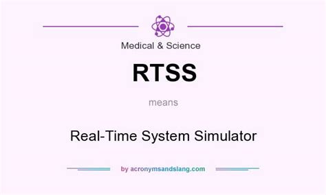 RTSS Real Time System Simulator In Medical Science By AcronymsAndSlang Com