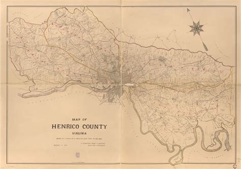 Map 1901 Map Of Henrico County Virginia Infographictv Number