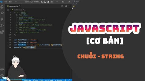 Javascript Basic Chuỗi💻 Youtube