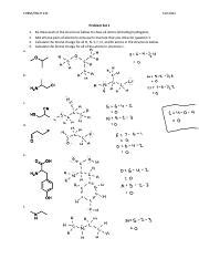 Chemistry Problem Set Drawing Structures And Calculating Formal Course Hero