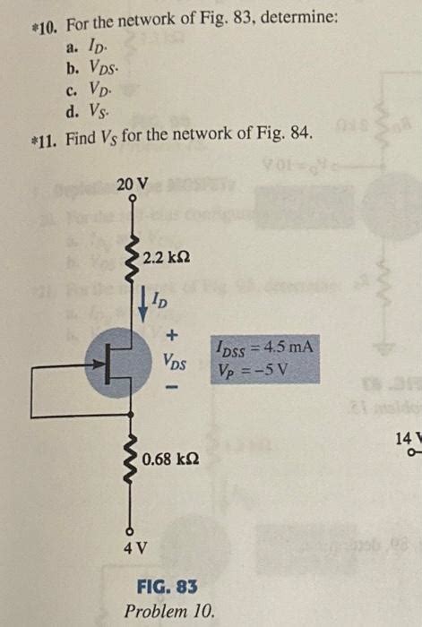 Solved 10 For The Network Of Fig 83 Determine A Id B