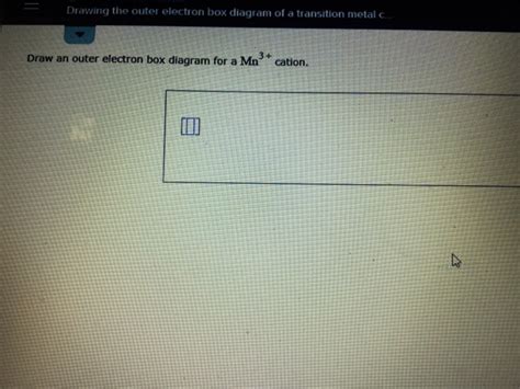 Solved Drawing The Outer Electron Box Diagram Of A Chegg Com