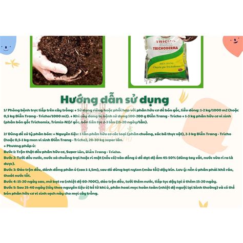 Mua Chế Phẩm Men Vi Sinh Nấm Trichoderma Loại 1kg Điền Trang Tricho 1000g Ủ Phân Bón Hữu Cơ