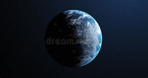 Animation Of Earth Seen From Space Stock Video Video Of Stars