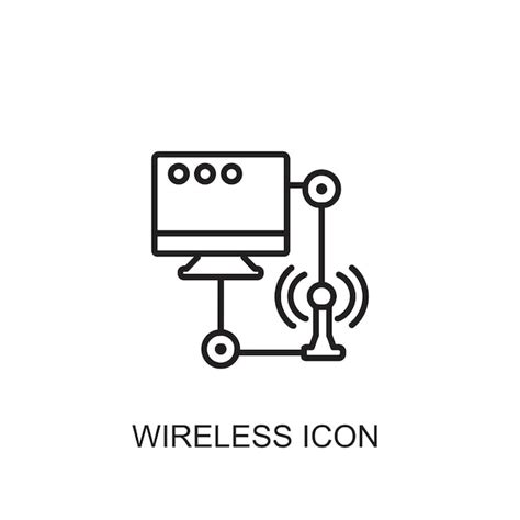 Premium Vector Wireless Vector Icon Icon