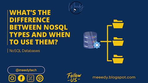 Whats The Difference Between Nosql Types And When To Use Them Meedy Tech