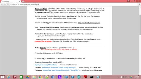 I Need Help Writing Code In My Lab For My Cis 200