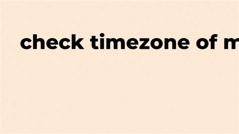 Solved Check Timezone Of Mysql Database In Mysql Sourcetrail