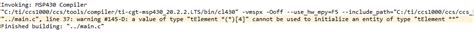 Compilermsp430fr2433 Having Trouble With Msp430 Compiler Not Correctly De Referencing A 2d