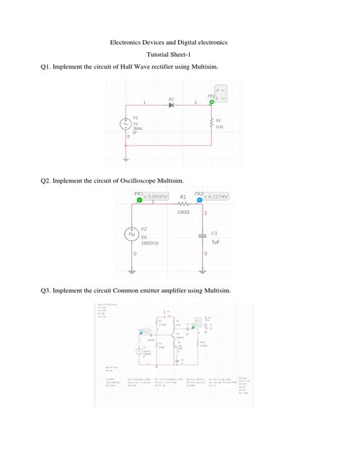 Tutorial Sheet 1 Edde Lab Pdf