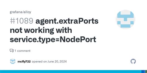 agent extraports not working with service type nodeport · issue 1089