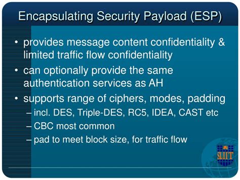 The Tcpip Guide Ipsec Encapsulating Security Payload