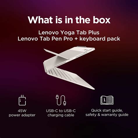 Customer Reviews Lenovo Yoga Tab Plus Tablet Gb With Keyboard Stand Pen Seashell