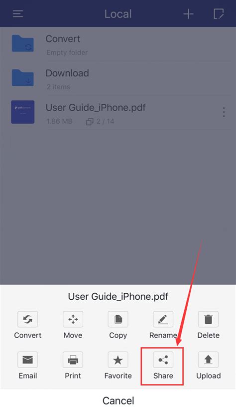 How To Share PDF On IPhone Or IPad