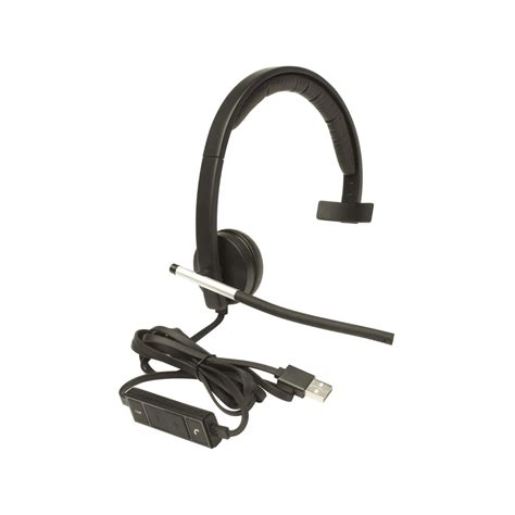 Logitech H E Wired Usb Headset Mono Black Store Graylink