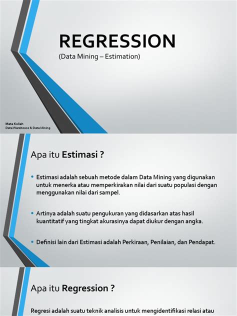 Data Mining Regression Pdf