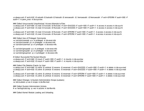Linux Audit Rules PPT